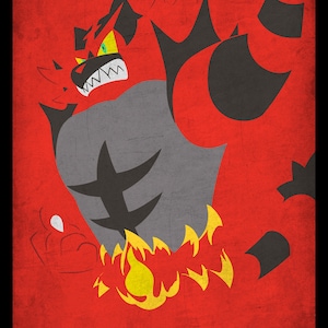 Litten Evolution Poster Set Litten Torracat Incineroar Poster Set ...