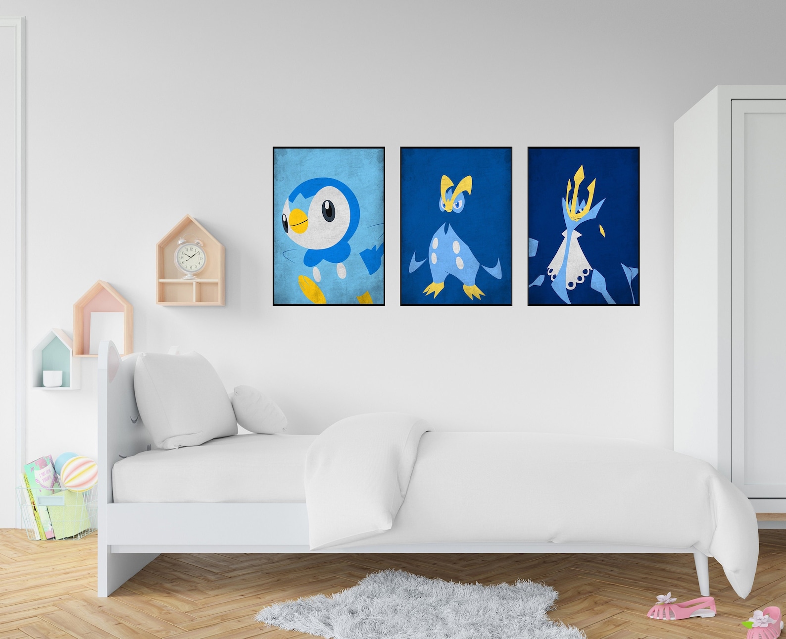Piplup Evolution Poster Set Piplup Prinplup Empoleon Poster - Etsy
