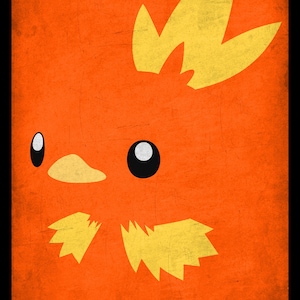 Torchic Evolution Poster Set Torchic Poster Combusken Poster Blaziken ...