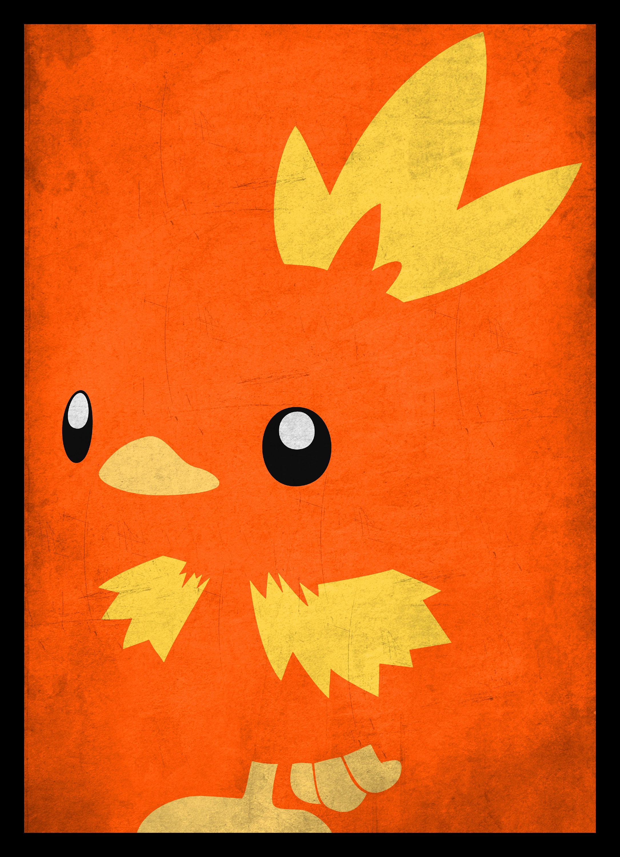 Torchic Evolution Poster Set Torchic Combusken Blaziken Poster Set Wall ...
