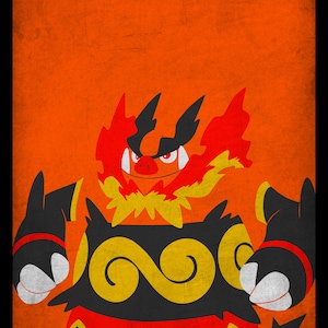 Tepig Evolution Poster Set Tepig Pignite Emboar Poster Set Tepig Print ...