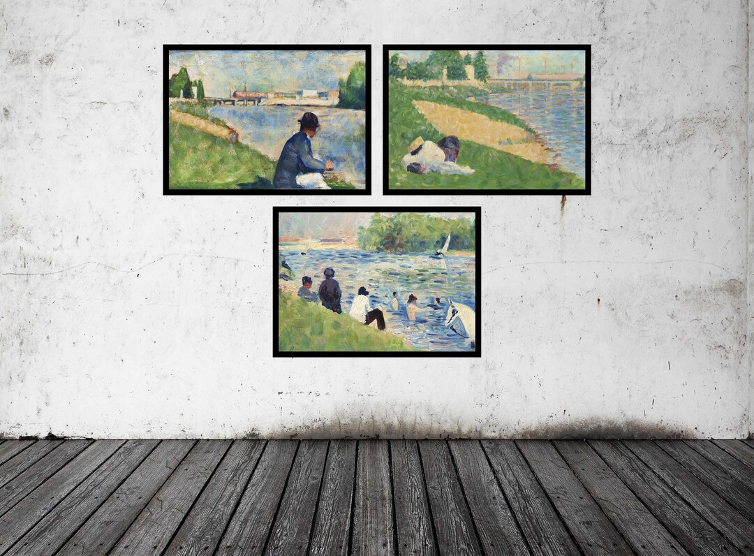 Georges Seurat Print Set Seurat Poster Seurat Wall Art Seurat - Etsy