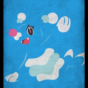 Popplio Evolution Poster Set Wall Art Print - Etsy