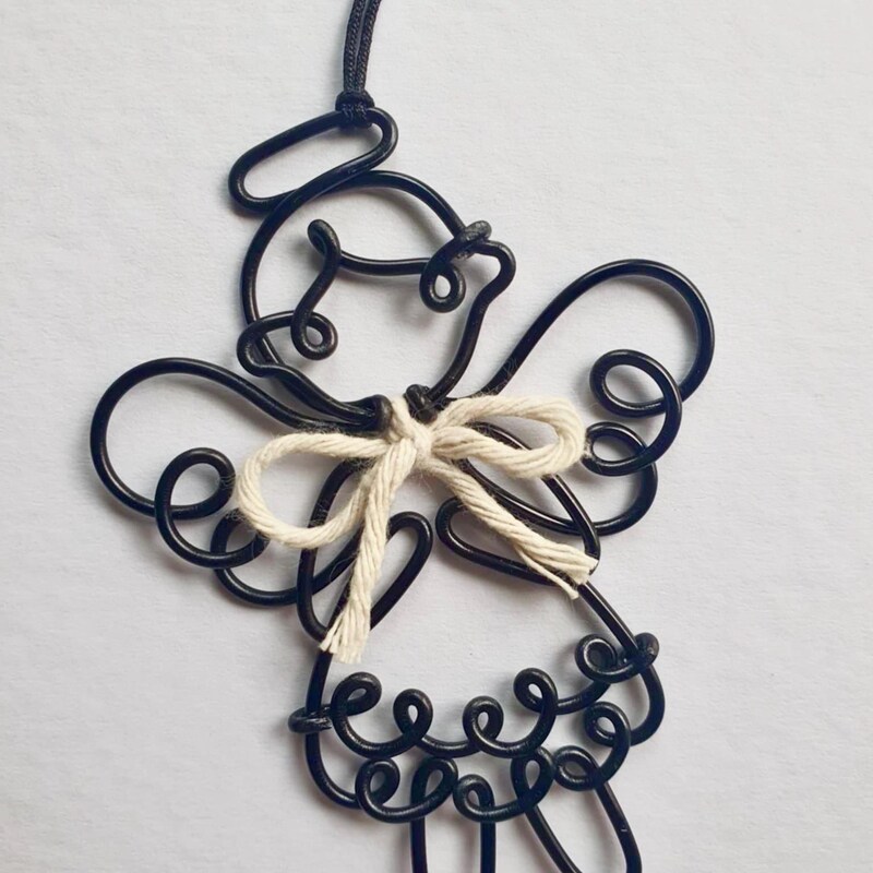 Wire Angel Sculpture - Etsy