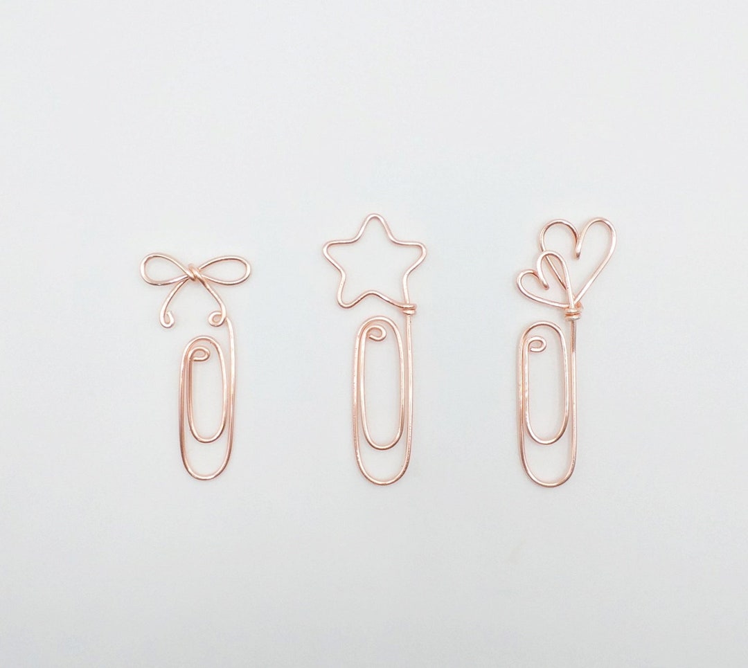 Planner Clip, Decorative Bookmark, Decorative Paperclip, Bow Paperclip ...