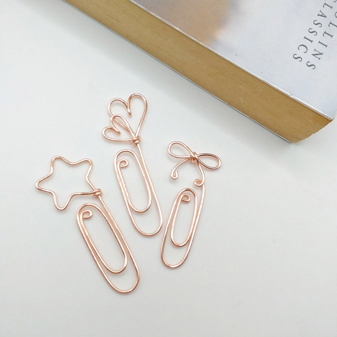 Planner Clip, Decorative Bookmark, Decorative Paperclip, Bow Paperclip ...