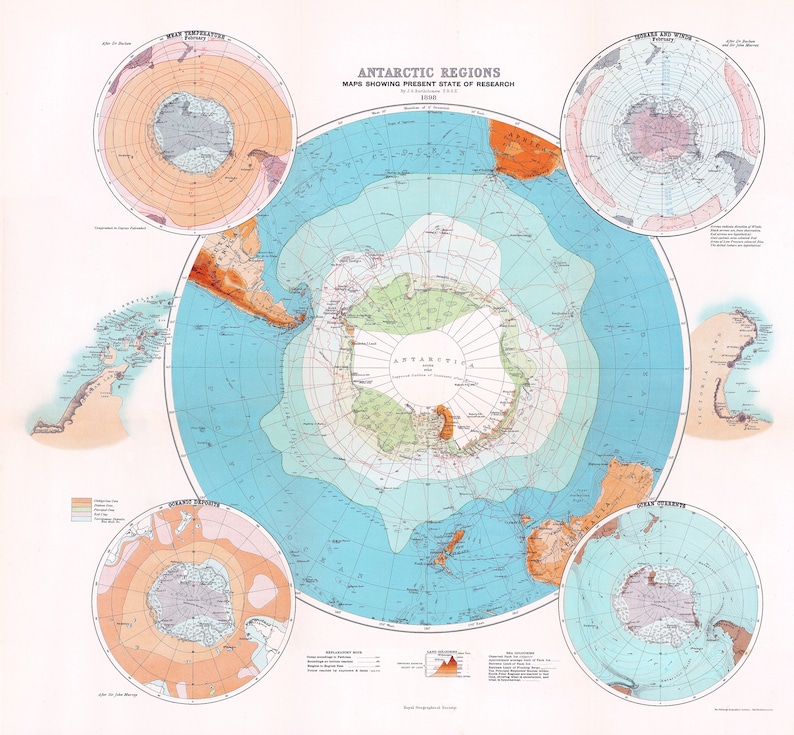 Maps of the Antarctic Regions Used in the Preparation of a British ...