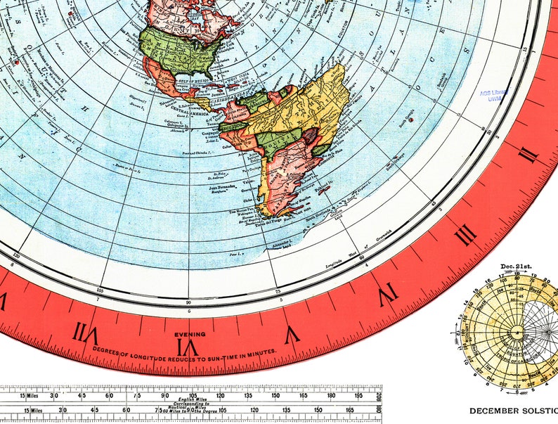 The New Standard Map of the World According to Gleason 1892 - Etsy