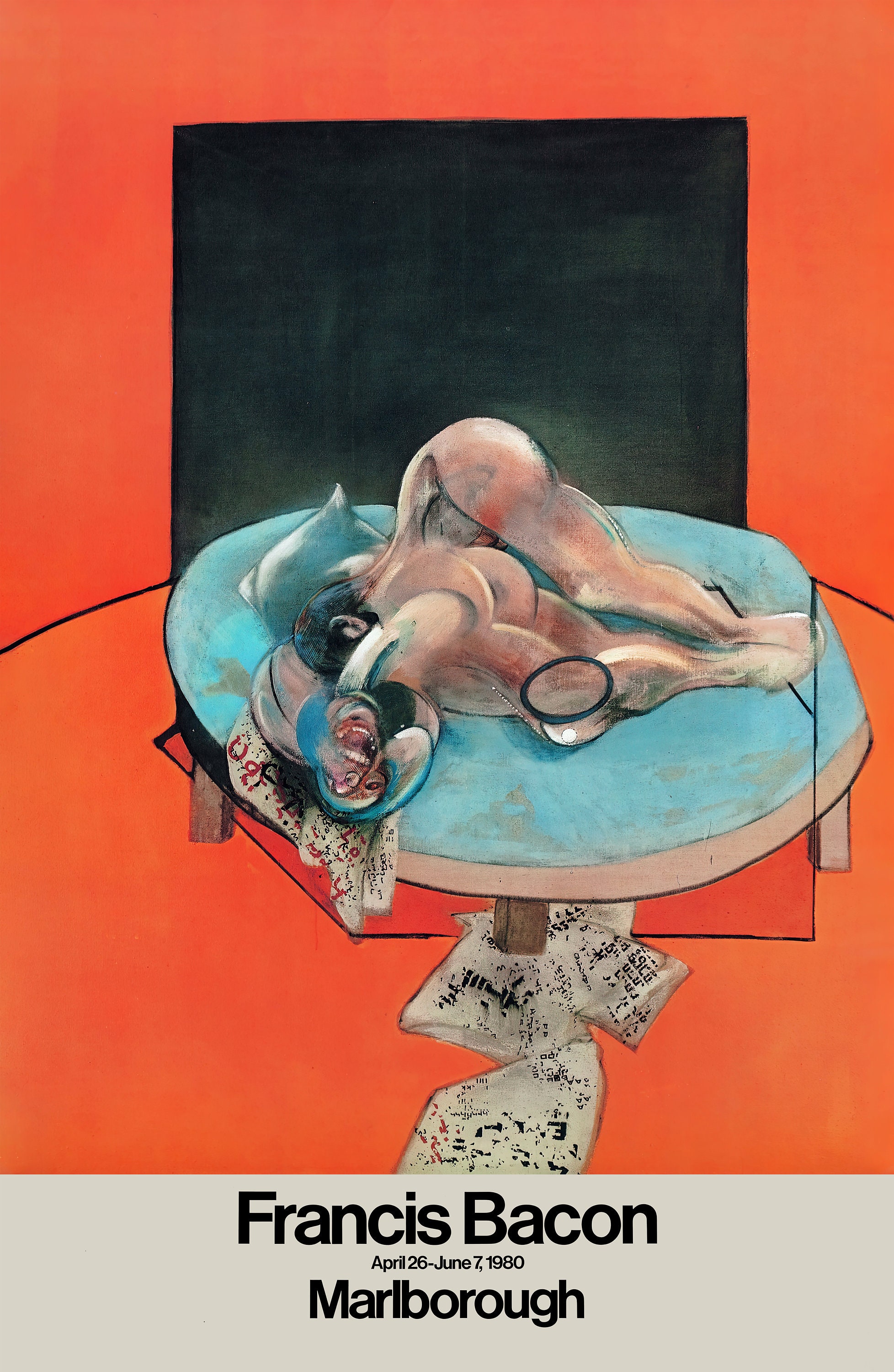 Francis Bacon Studies of the Human Body Marlborough Exhibition Poster ...