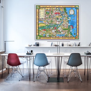 Map of Chicago's Gangland 1931 Bruce-roberts INSTANT - Etsy