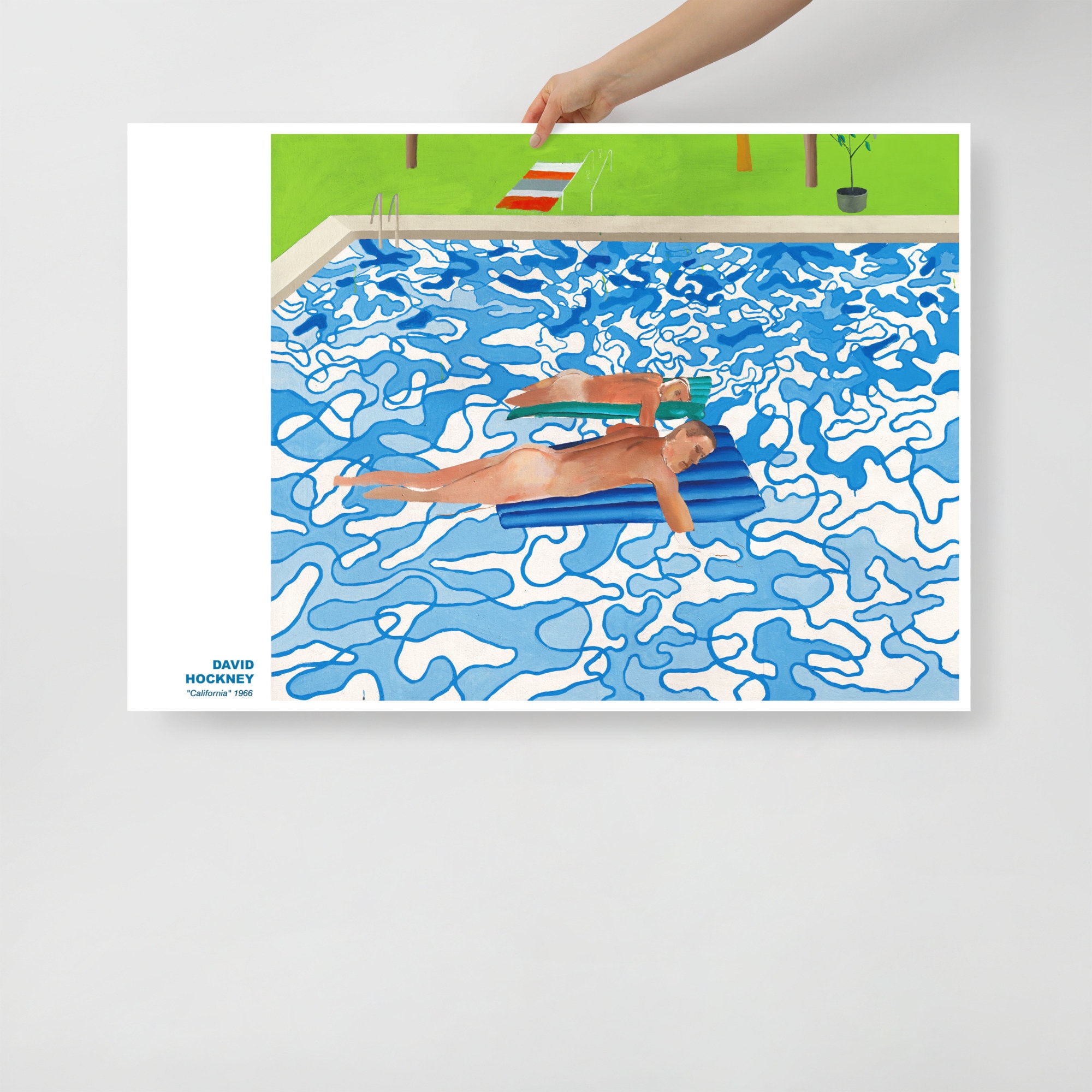 California One of David Hockney's First Paintings Depicting a ...