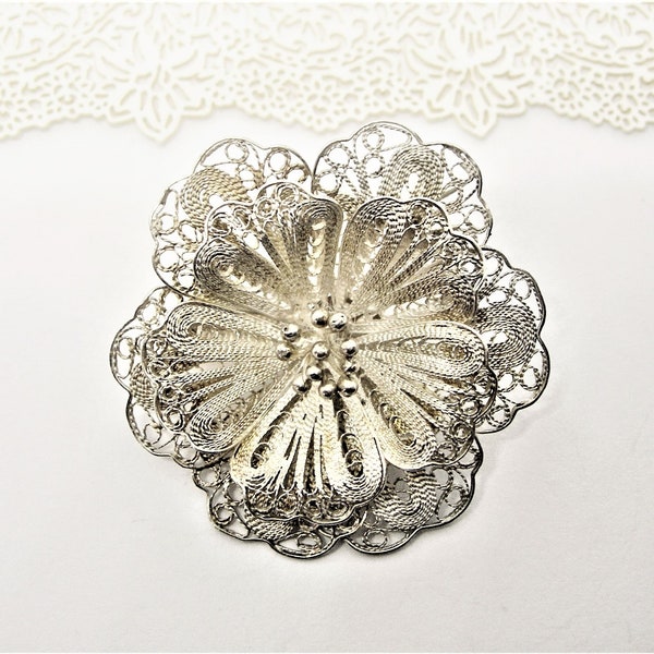 Filigree Brooch - Etsy