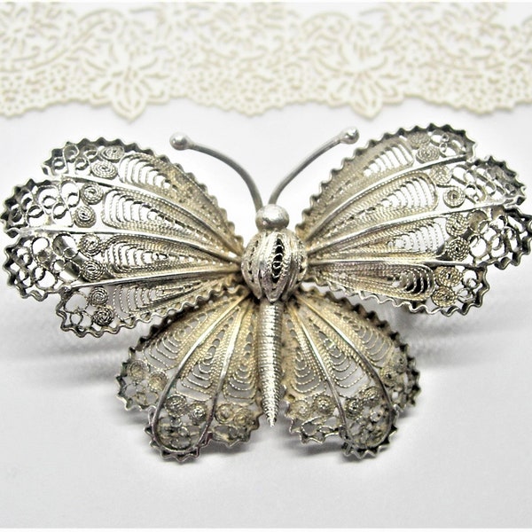 Filigree Brooch - Etsy