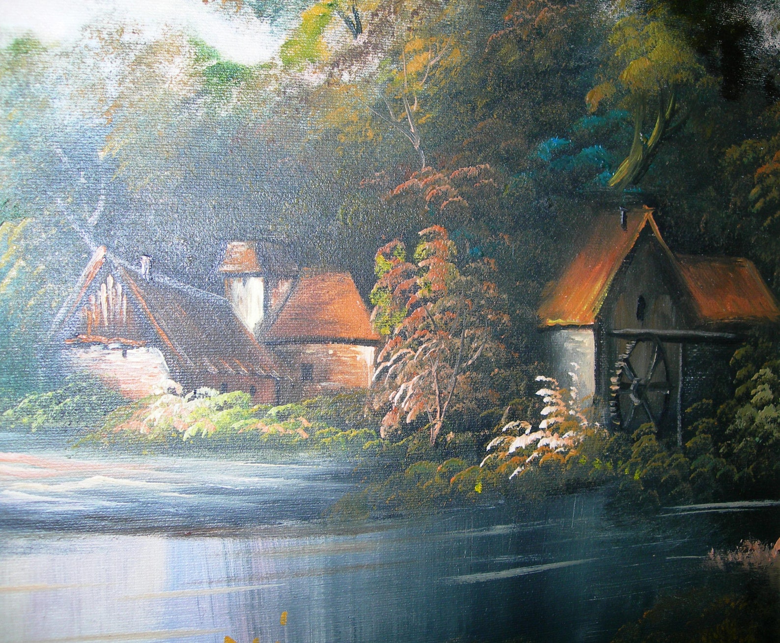 Original Oil Painting the Old Mill | Etsy UK