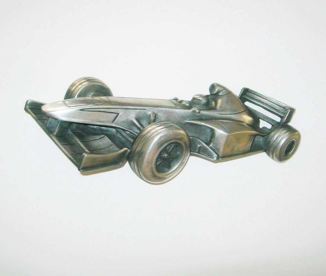 RACING CAR METAL Sculpture Relief for the Wall - Etsy