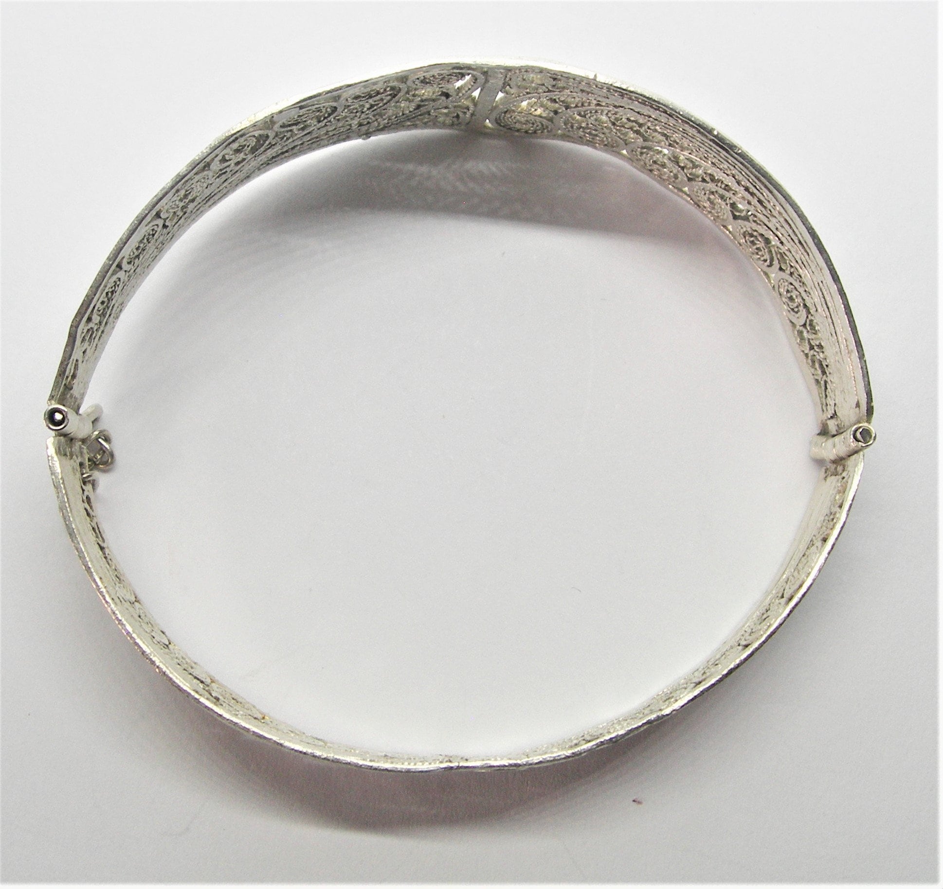 Sterling SILVER FILIGREE BRACELET Bangle Vintage - Etsy UK