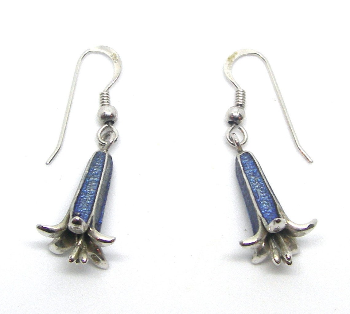 Blue Bells Sterling Silver Jewellery Set - Etsy