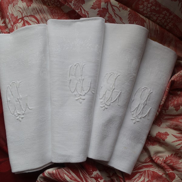 Antique Monogrammed Linens - Etsy