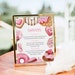 Pink Baby Shower Menu, Sweet Menu Sign, Modern Shower Desserts Sign ...