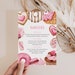 Pink Baby Shower Menu, Sweet Menu Sign, Modern Shower Desserts Sign ...