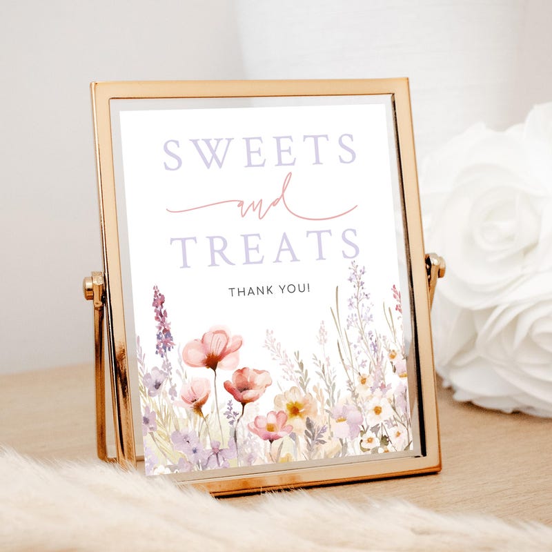 Sweets Table Sign - Etsy
