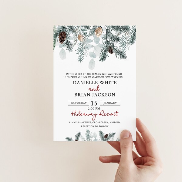 Botanical Invitation - Etsy