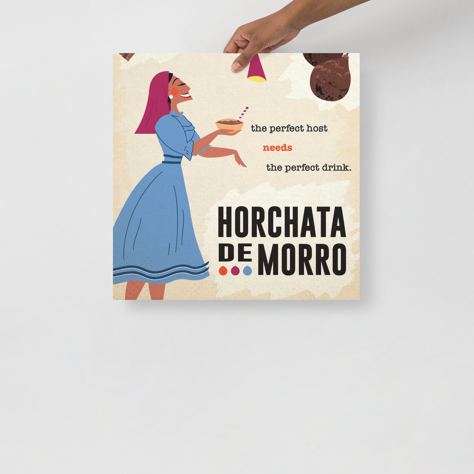 Horchata De Morro Poster El Salvador Vintage Advertisement - Etsy
