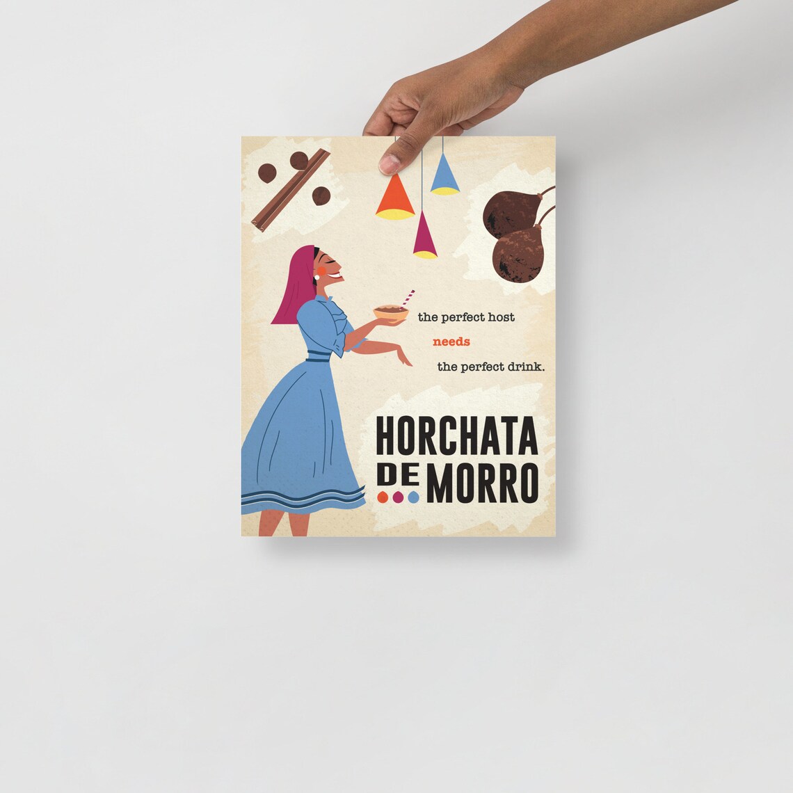 Horchata De Morro Poster El Salvador Vintage Advertisement - Etsy