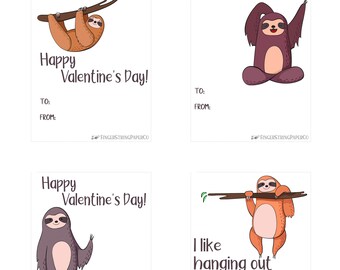 Valentine sloth | Etsy