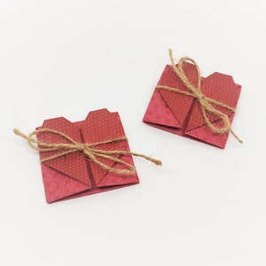 2 Origami Heart Sachets - Etsy
