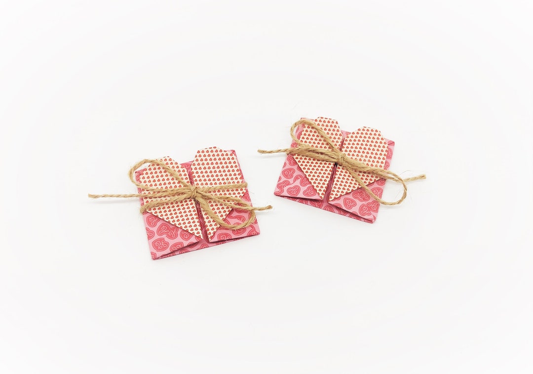 2 Origami Heart Sachets - Etsy