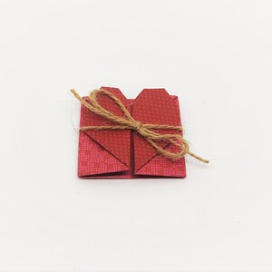 2 Origami Heart Sachets - Etsy