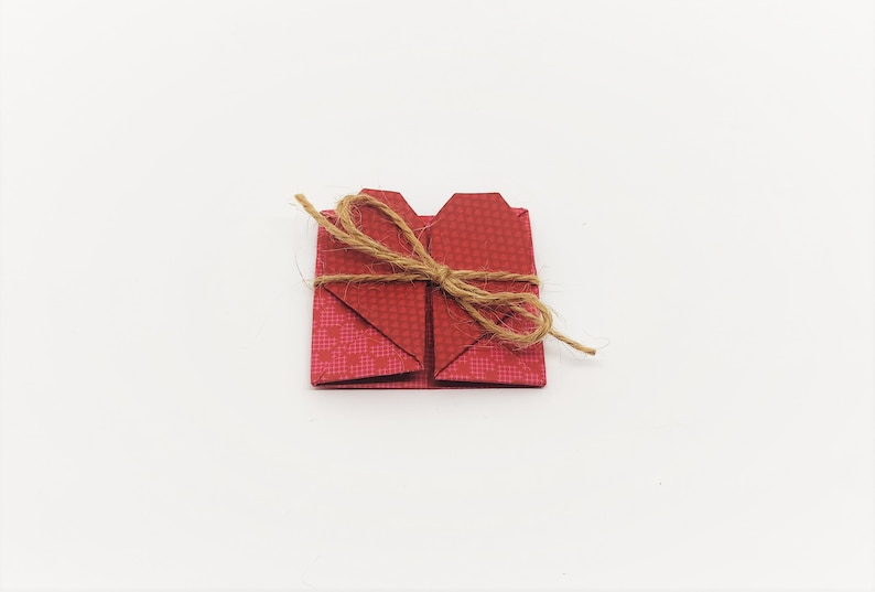 2 Origami Heart Sachets - Etsy