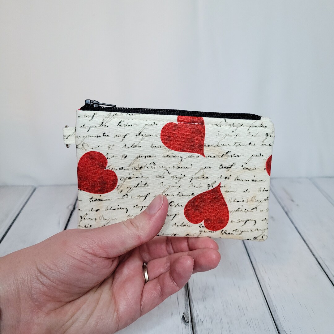 Love Letters Mini Zipper Pouch - Etsy