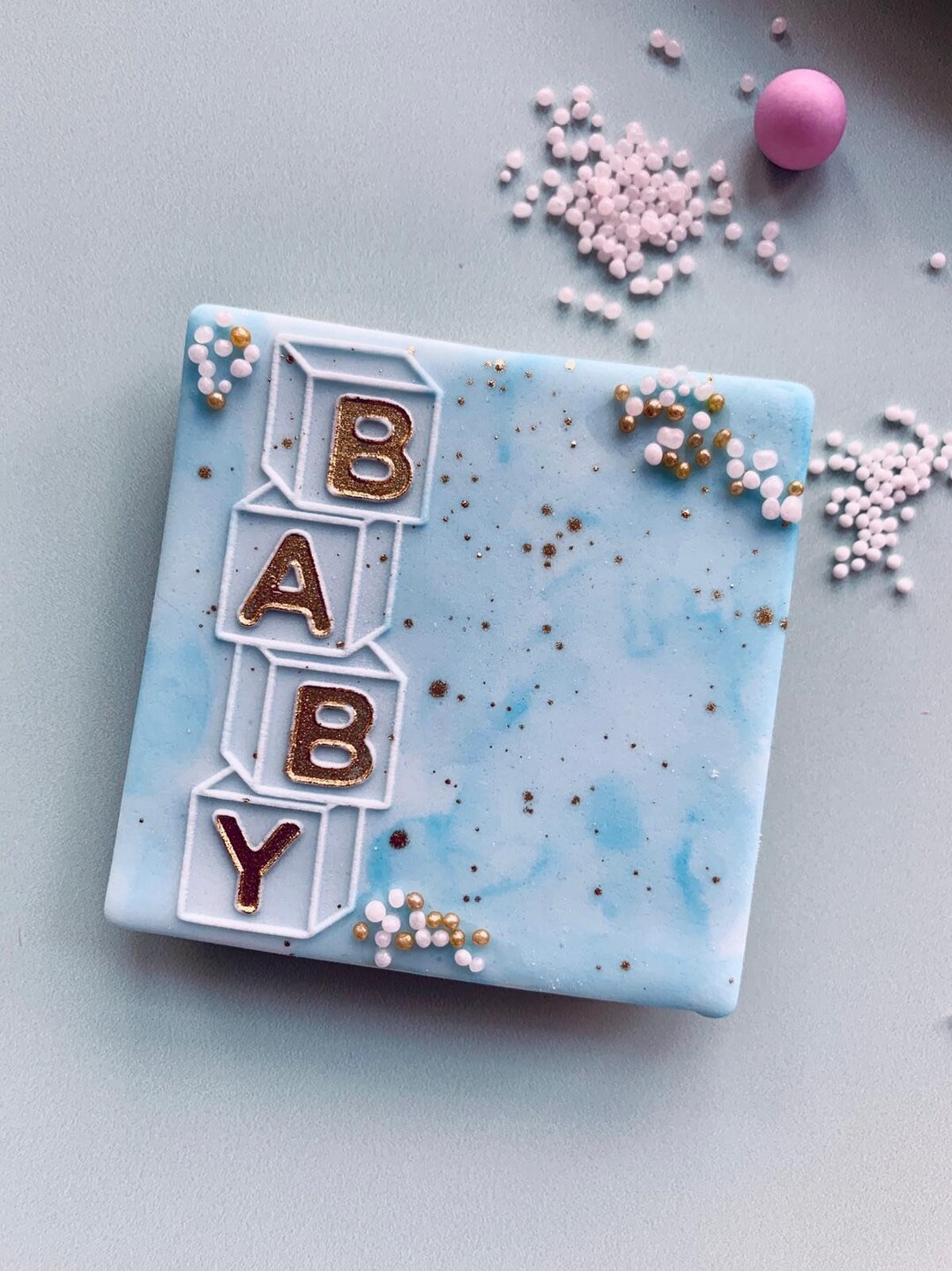 Baby Block Cookie Embosser/ Baby Block Cookie Stamp Baby - Etsy