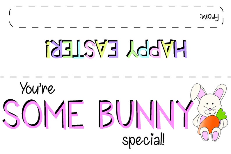 Easter Treat Bag Toppers, Peeps Treat Bag, Some Bunny Special Candy Bag ...