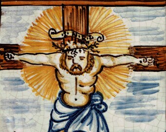 Ceramic Tile Jesus - Etsy