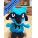 Riolu Crochet Pattern / Pokemon - Etsy