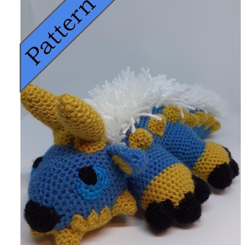 Wiggler Crochet Pattern / Monster Hunter World / Snake / - Etsy UK