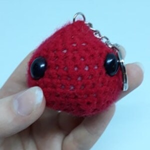 Fire Slime Keyring - Slime Rancher / Amigurumi / Key Chain / Kawaii ...