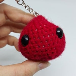 Fire Slime Keyring - Slime Rancher / Amigurumi / Key Chain / Kawaii ...