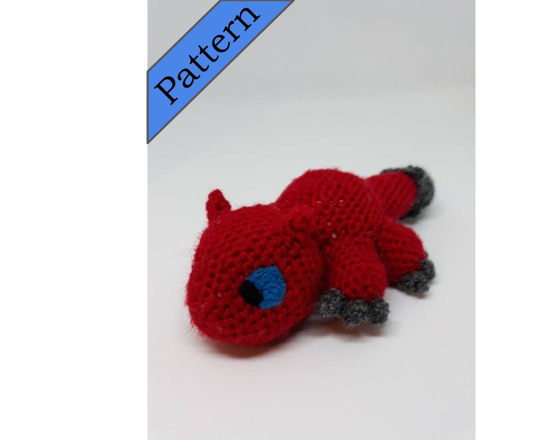 Baby Odogaron Crochet Pattern / Monster Hunter World / Iceborne / Dog ...