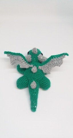 Dragon Crochet Pattern / Amigurumi / Drake / Wyvern / Mythical / Green ...