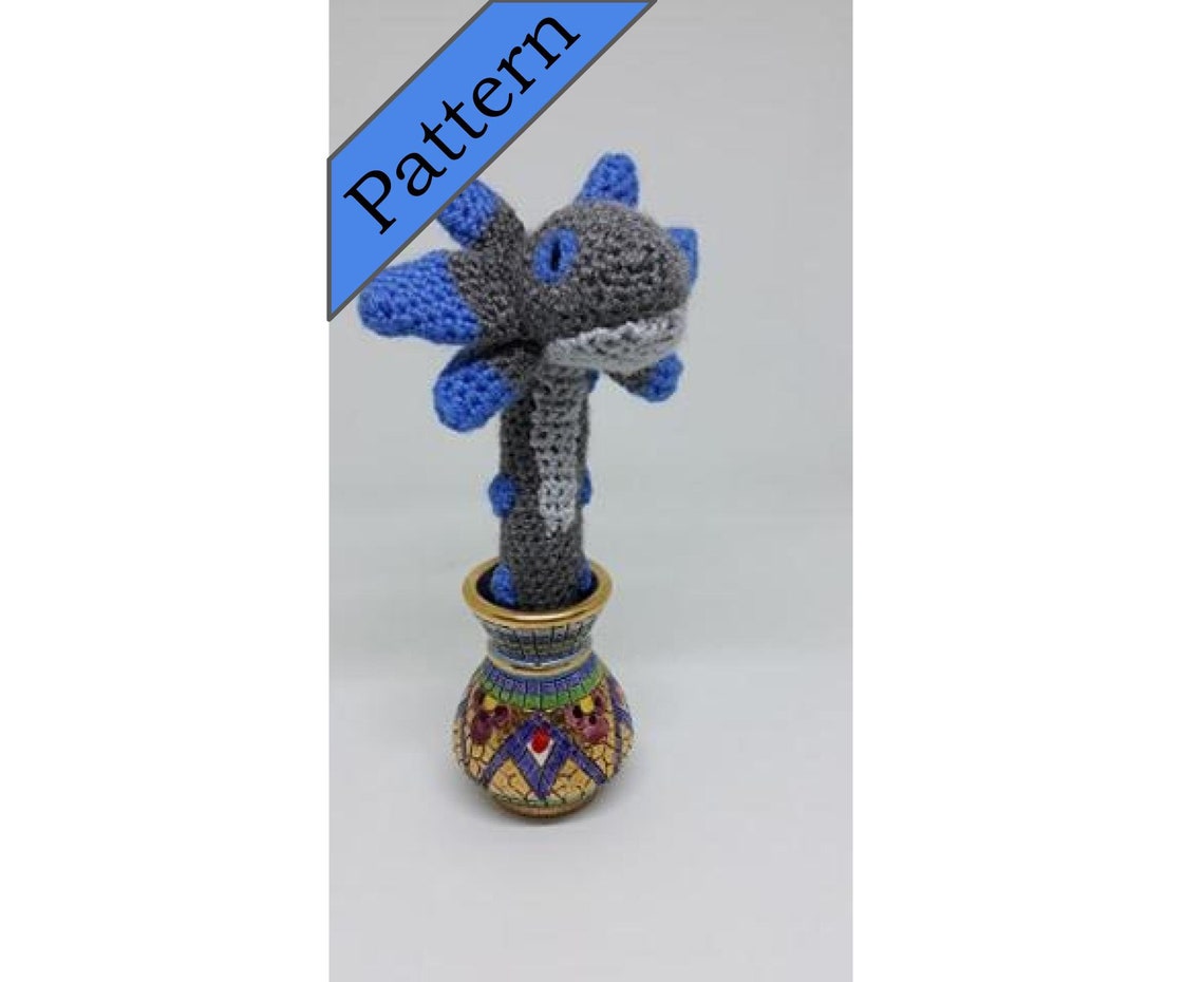Wiggler Crochet Pattern, Monster Hunter World, Snake, Amigurumi ...