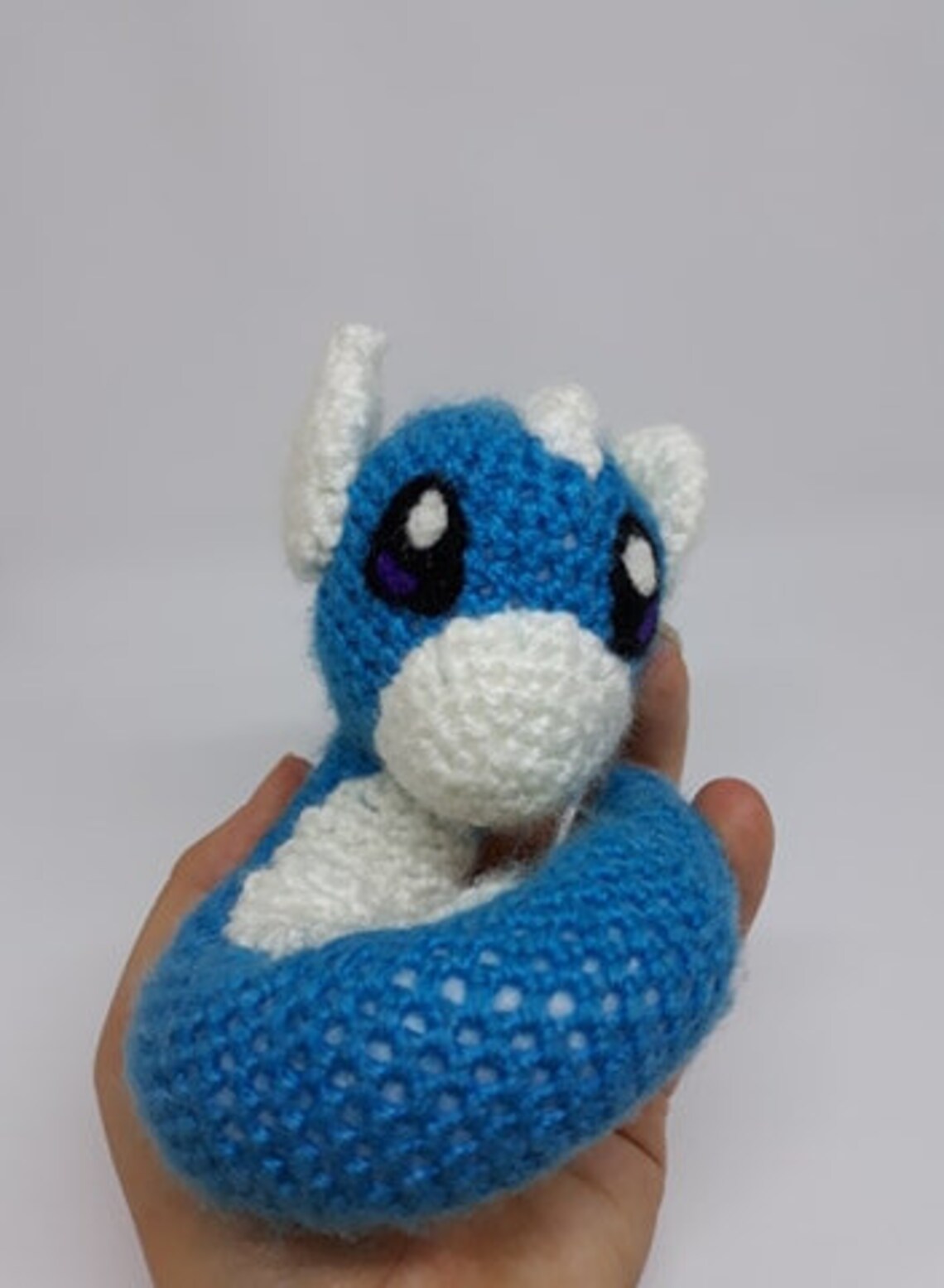 Dratini Crochet Pattern / Pokemon / Dragon / Gen 1 / Dragon Type / Blue ...