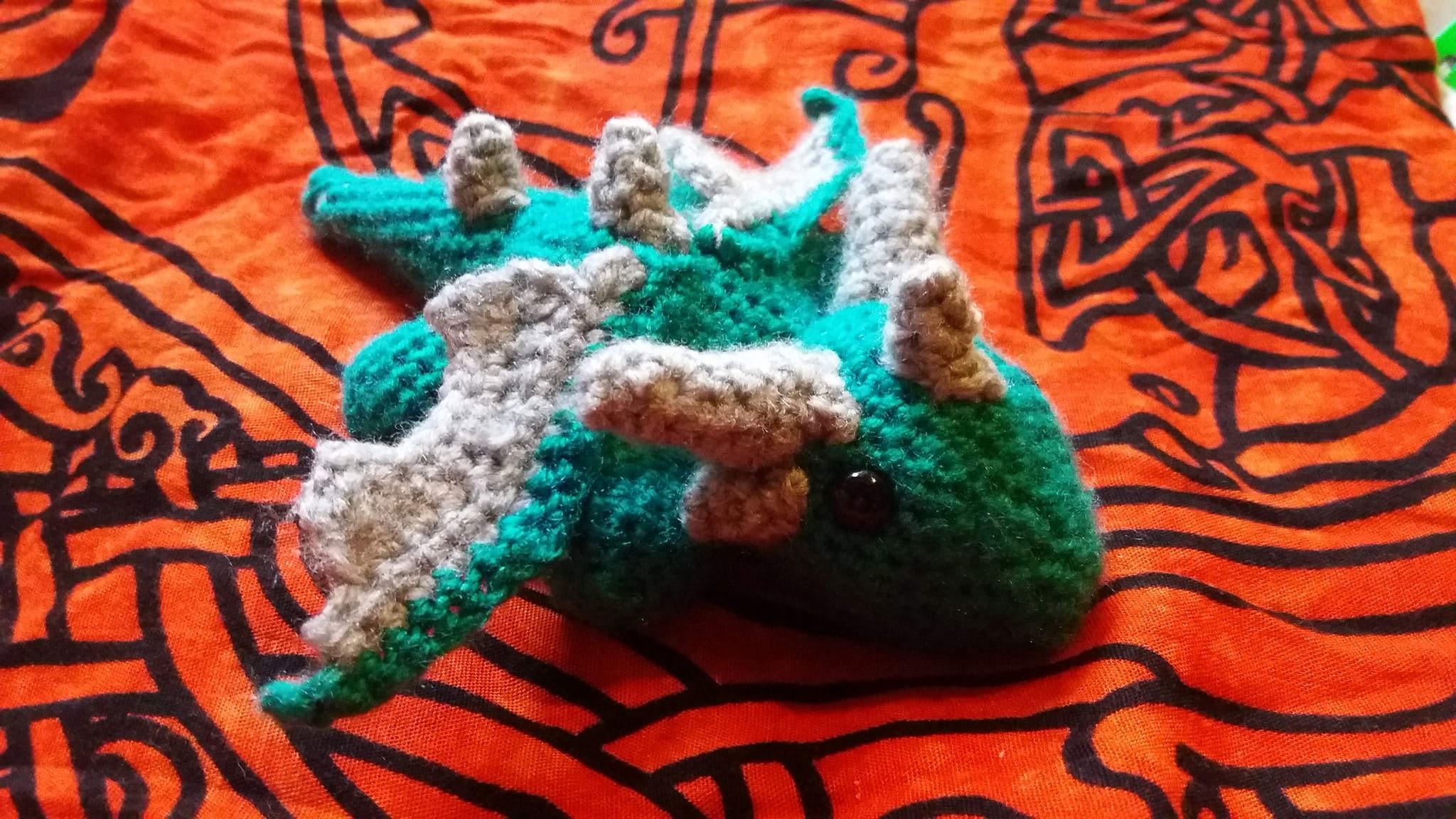 Dragon Crochet Pattern / Amigurumi / Drake / Wyvern / Mythical / Green ...