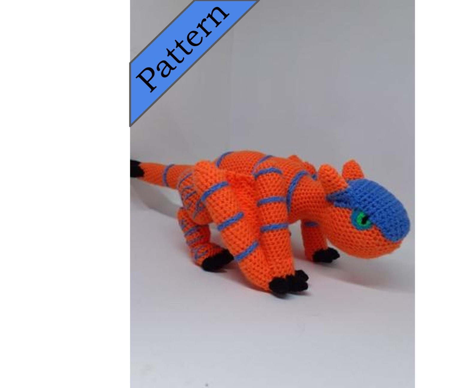 Tigrex Crochet Pattern / Monster Hunter / Tiger / T-rex / Amigurumi ...