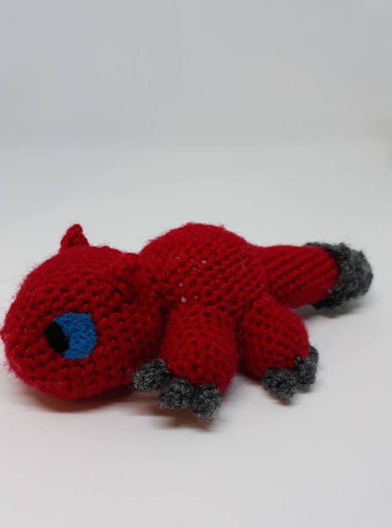 Baby Odogaron Crochet Pattern / Monster Hunter World / Iceborne / Dog ...