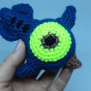 Subnautica Peeper Crochet Pattern / Amigurumi / Fish / Game / Ocean ...