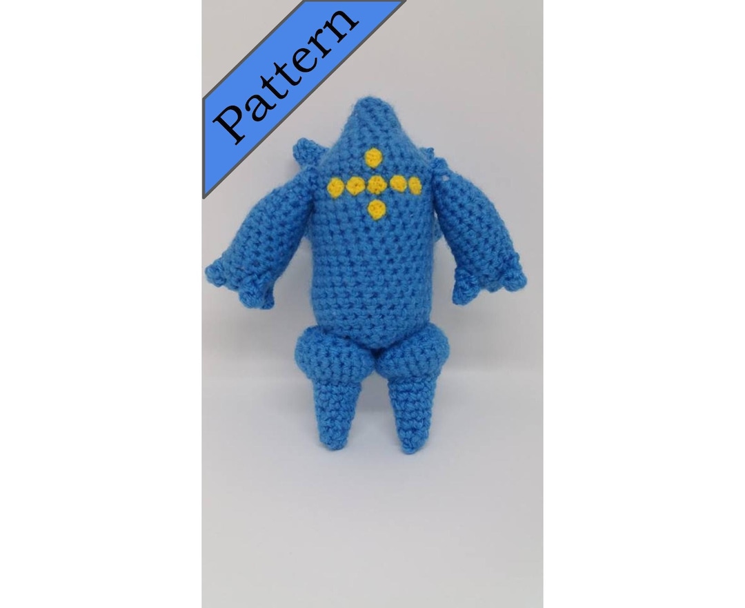 Regice Crochet Pattern, Beginner Friendly, Pokemon Amigurumi, Amigurumi ...